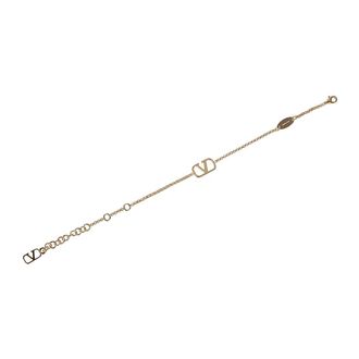 Valentino Garavani Femme, Accessoires, Jaune, Taille: ONE Size VLogo Signature Metal Bracelet