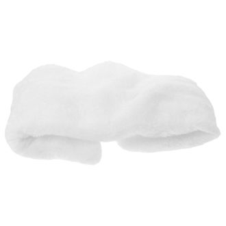 Valiclud Wc Deckelbezug aus Wei&szlig;em Samt Toilettendeckelschutz mit Staubschutz Elastisch f&uuml;r Universelle Passform Waschbar f&uuml;r Badezimmer und Hotel