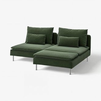 IKEA S&Ouml;DERHAMN 2er-Sofa mit R&eacute;camiere