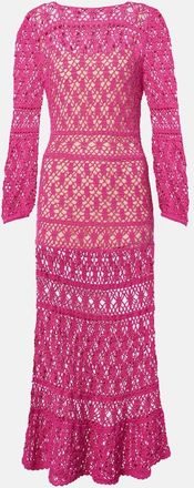 Anna Kosturova Maxikleid Jennifer aus Häkelstrick