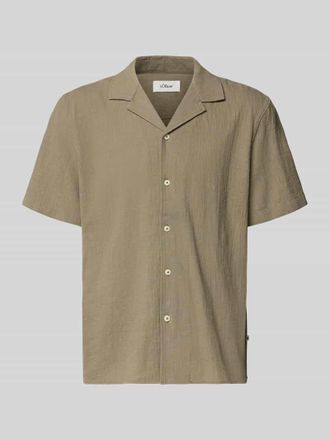 s.Oliver Red Label Resort Fit Freizeithemd aus reiner Baumwolle