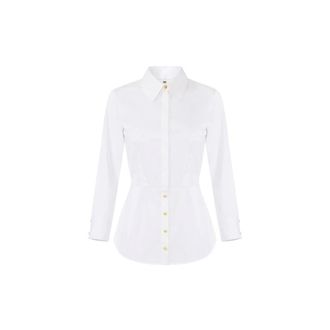 Elisabetta Franchi Damen, Blusen & Hemden, Wei&szlig;, XSGr&ouml;&szlig;e