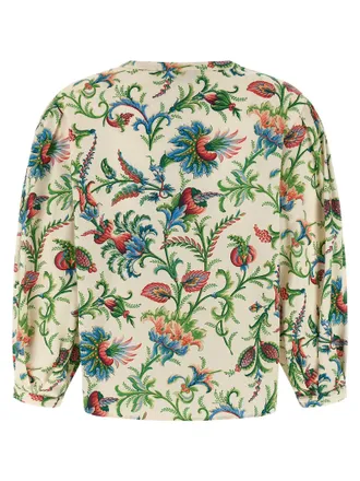 Etro Womens Multicolor Cotton Blouse
