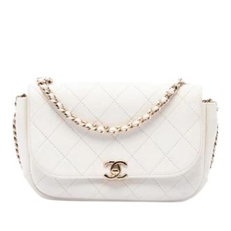 Chanel Pre-owned Vintage Crossbody Bag - - Pre-owned - Damen - Wei&szlig; - ONE SIZE
