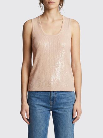Twinset Top en m&eacute;lange de coton &agrave; paillettes