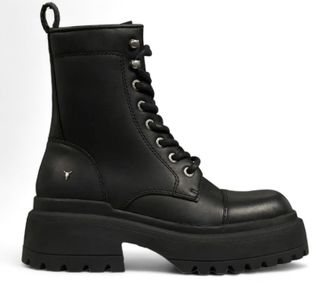 Windsor Smith Klobige Kampfstiefel aus Leder - Destroy