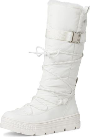 Tamaris Damen Langschaft-Stiefel Winter gef&uuml;ttert; WHITE/wei&szlig;; 36 EU
