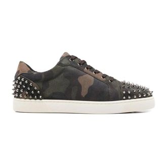 Christian Louboutin Louis Junior Spikes - - Shoes - Herren - Braun - 40 EU