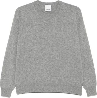 Allude Pull col rond - Femme - Pulls - Gris - Taille: 42 FR