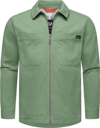 Ragwear Herren Hemdjacke Liwty Dusty Green Gr. XL