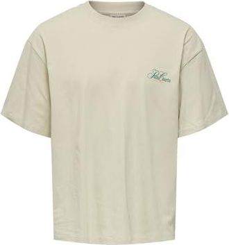 Only & Sons Onsmilo Pasadena Ovs SS T-Shirt pour Homme, Gris, XL