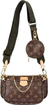 Louis Vuitton Crossbody Bags - Louis Vuitton Canvas Monogram Multi Pochette Cross - Gr. unisize - in Braun - f&uuml;r Damen