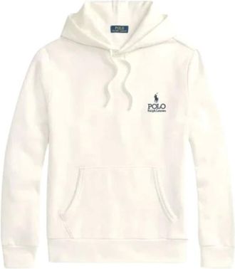 Ralph Lauren Homme, Sweatshirts et sweats &agrave; capuche, Blanc, Taille: L Fleece Sweat &agrave; capuche