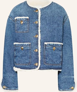 Sandro Sandro Jacke In Jeansoptik blau