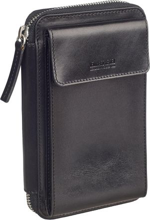 Leonhard Heyden Handytasche Umh&auml;ngetasche Cambridge Mobile Crossbody Schwarz