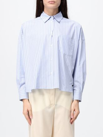 Max Mara Blazer crois&eacute; en pure laine avec revers en pointe