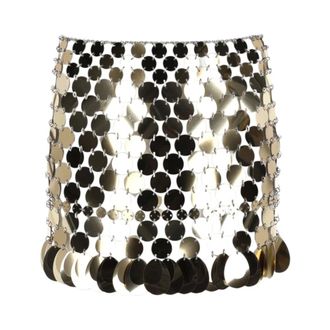 Paco Rabanne Short Skirts - Femme - Jupes - Jaune - Taille: 38 FR