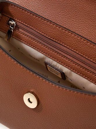 Guess Womens Top Handle Bag Cognac Polyurethane - Top-Handle-Bags