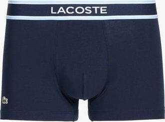 Lacoste Lot de 3 boxers en coton m&eacute;lang&eacute;