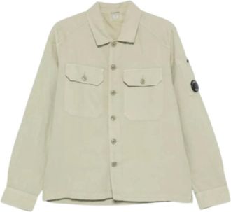 C.P. Company C.p. Company, Homme, Vestes, Gris, Taille: XL Surchemise &agrave; manches longues