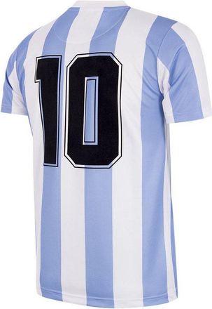Copa T-Shirt Maradona X COPA Argentinien 1986 Gesticktes Vereinsemblem