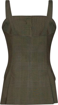 Max Mara MXMBACCA Vest - Green