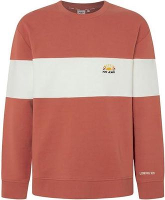 Pepe Jeans London Sawyer Crew Maillot de survêtement, Orange (Cedar Wood Brown), XL Homme