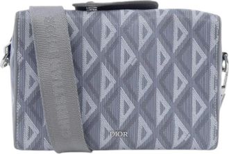 Dior Pre-owned Lingo22 CD Diamond Bag - Femme - Pre-owned - Gris - Taille: ONE Size