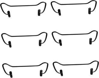 Artibetter 6 St&uuml;ck Teiliges Wand weinregal aus Eisen Kreativer Flaschenhalter mit Stabilem Schwei&szlig;design Platzsparend f&uuml;r Zuhause Bar Restaurant und Party Sicher