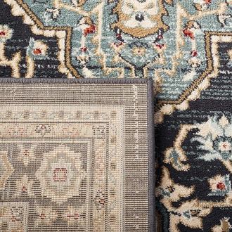 Safavieh Traditionell Teppich f&uuml;r Wohnzimmer, Esszimmer, Schlafzimmer - Lyndhurst Collection, Kurzer Flor, Cream and Beige, 120 x 180 cm