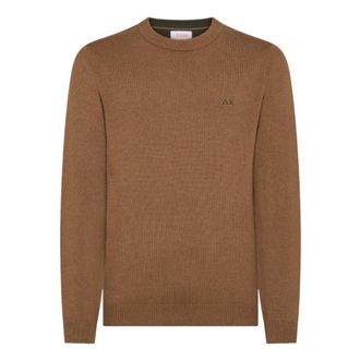 Sun 68 Deserto Sweater - - Knitwear - Herren - Braun - XL