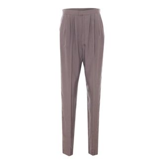 Saint Laurent Tapered Hosen - - Trousers - Damen - Grau - M
