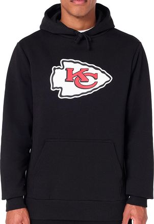 New Era Kansas City Chiefs NFL Team Logo Hoody Schwarz Kapuzenpullover - XXL