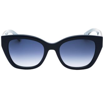 Tommy Hilfiger Tommy Hiliger Sonnenbrille mit blauen Glasern und dunkelblauem Muster