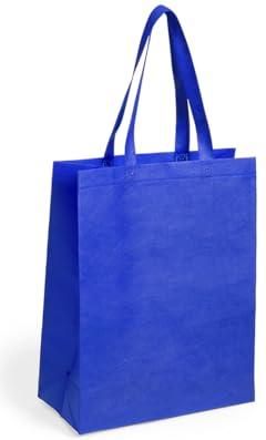 Generico Sac shopper tnt Shopping Poign&eacute;es Longues sac &agrave; main Femme Durable Shopping, bleu