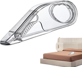 Generic Matratzenheber, Matratzenheber, Werkzeugbettmaschine Tucker 2-in-1 - Werkzeug zum Falten von Bettlaken, Matratzenerhöhung, einfach anzuheben, um die a