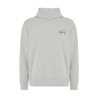 Tommy Jeans Signature Logo Relaxed Hoodie - - Sweatshirts & Hoodies - Herren - Gr&uuml;n - M