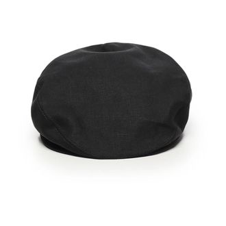 Dolce & Gabbana Leinenhut mit Schirm - - Accessories - Herren - Schwarzk - 59 CM