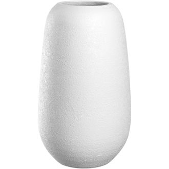 Leonardo Trogolo Keramikvase, 1 St&uuml;ck, Zeitlose Vase aus Keramik, handgemachte Vase f&uuml;r Blumen, &auml;sthetische Blumenvase, Schlichte Blumenstrau&szlig;vase, elegant, H&ouml;