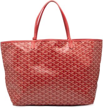 Goyard Shopper - Goyardine Saint Louis GM - Gr. unisize - in Rot - f&uuml;r Damen