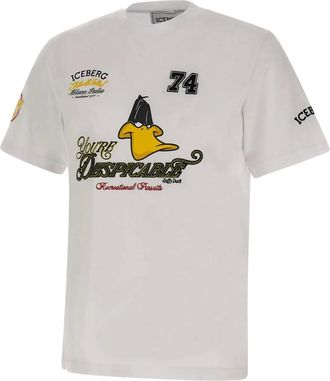 Iceberg Homme, Tops, Blanc, Taille: L Looney Tunes T-Shirt