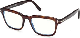 Tom Ford unisex, Accessoires, Brun, Taille: 54 MM Rectangle Optical Frame