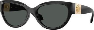 Versace Lunettes de soleil Ve4524U - Femme - Accessoires - Noir - Taille: 56 MM