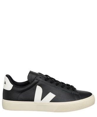 Veja Baskets Campo Chromefree en cuir pour homme, noir/blanc, 48 EU