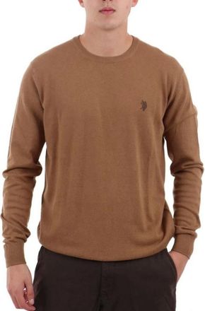 U.S.Polo Association U.s. Polo Assn., Homme, Pulls, Brun, Taille: XL Pull ras du cou en coton et cachemire