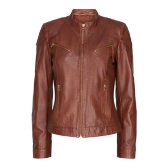 Notyz Notyz - Vestes en cuir - Femme - Vestes - Brun - Taille: 46 FR