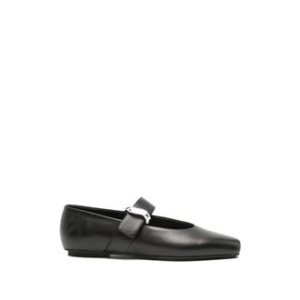 Emporio Armani Femme, Chaussures, Noir, Taille: 41 EU Exclusive Flat