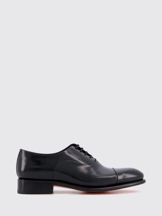 Santoni Chaussures Oxford &eacute;l&eacute;gantes en cuir lisse avec semelle en cuir