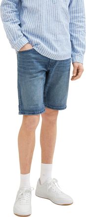 Tom Tailor Herren Regular Fit Jeans Bermuda Shorts