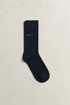 GANT Herren Gerippte Socken (43-45) MARINE